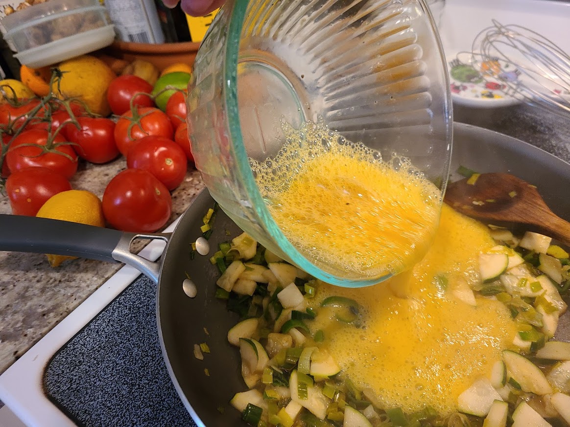 Courgette with Eggs – Cyprus – Cooking With Alisa