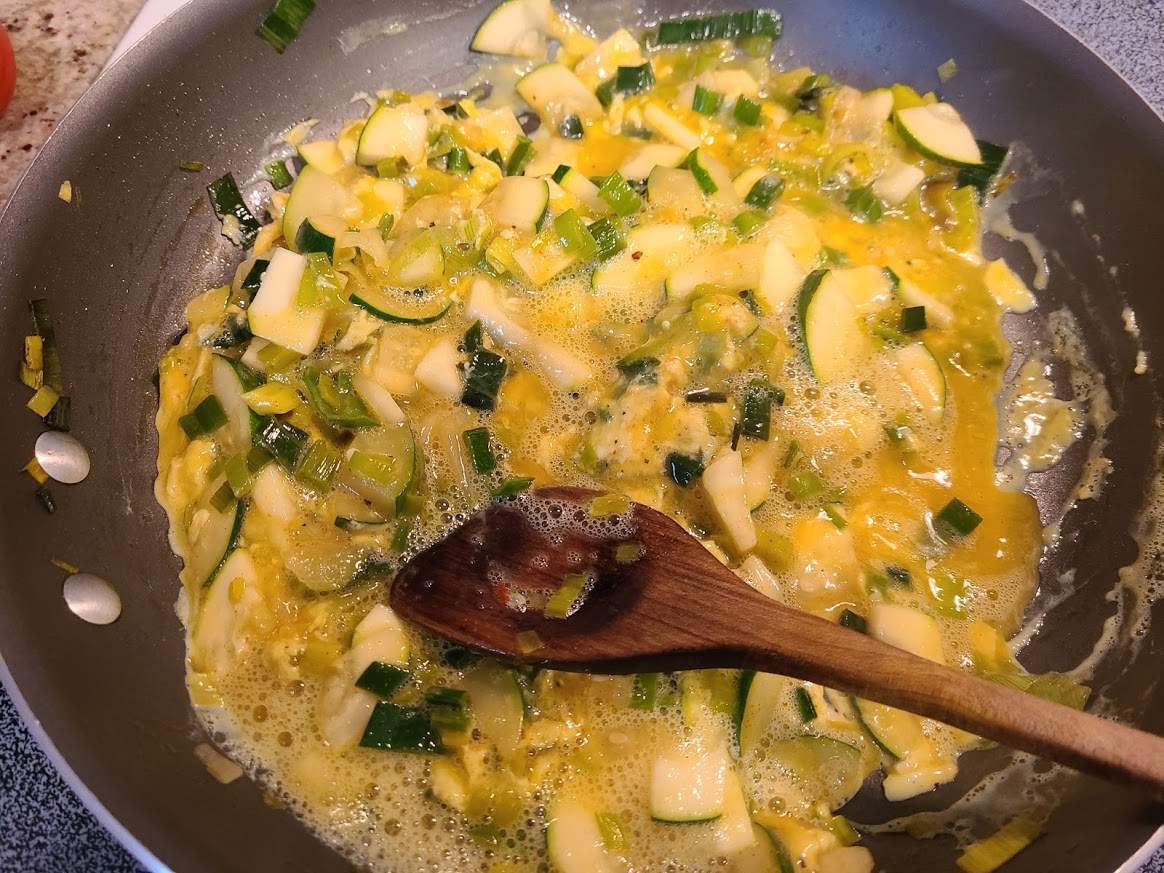 Courgette with Eggs – Cyprus – Cooking With Alisa