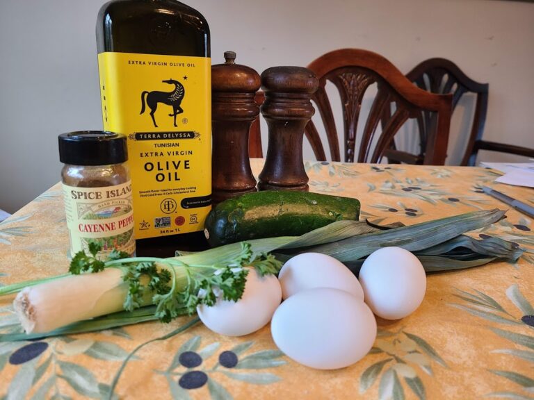 Courgette with Eggs – Cyprus – Cooking With Alisa