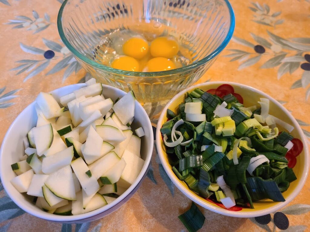 Courgette with Eggs – Cyprus – Cooking With Alisa