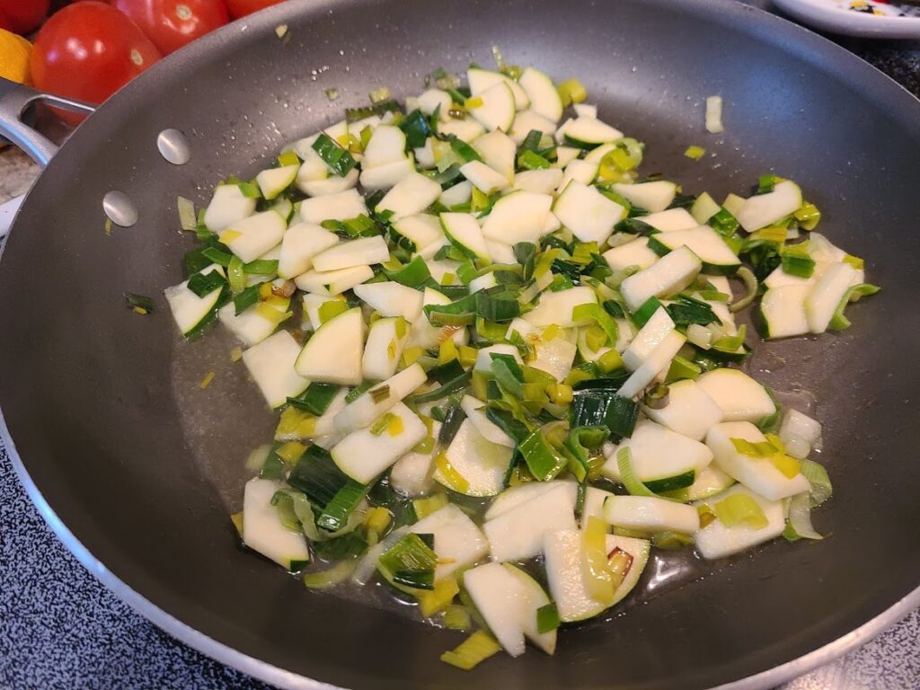 Courgette with Eggs – Cyprus – Cooking With Alisa