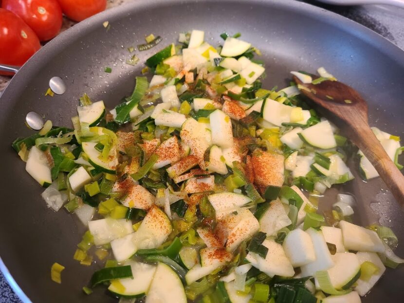 Courgette with Eggs – Cyprus – Cooking With Alisa