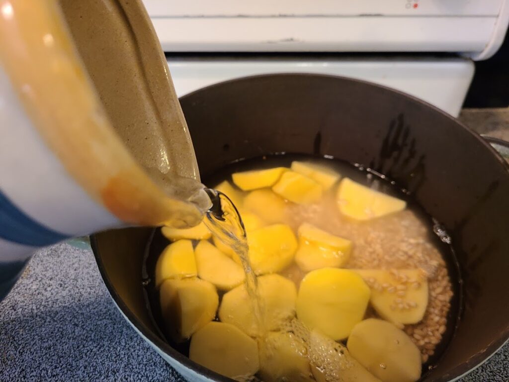 Mulgi Puder (Estonian Potatoes & Barley) – Estonia – Cooking With Alisa