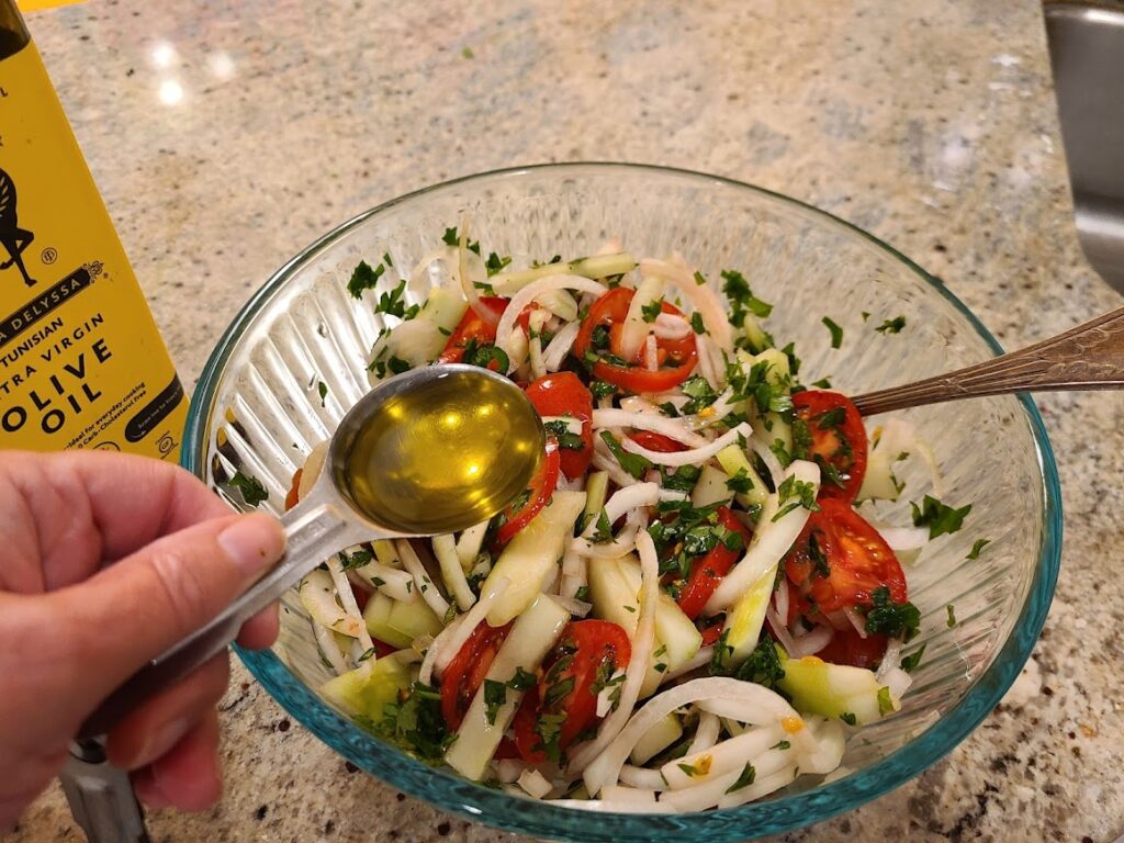 Gabonese Cucumber and Tomato Salad – Gabon – Cooking With Alisa