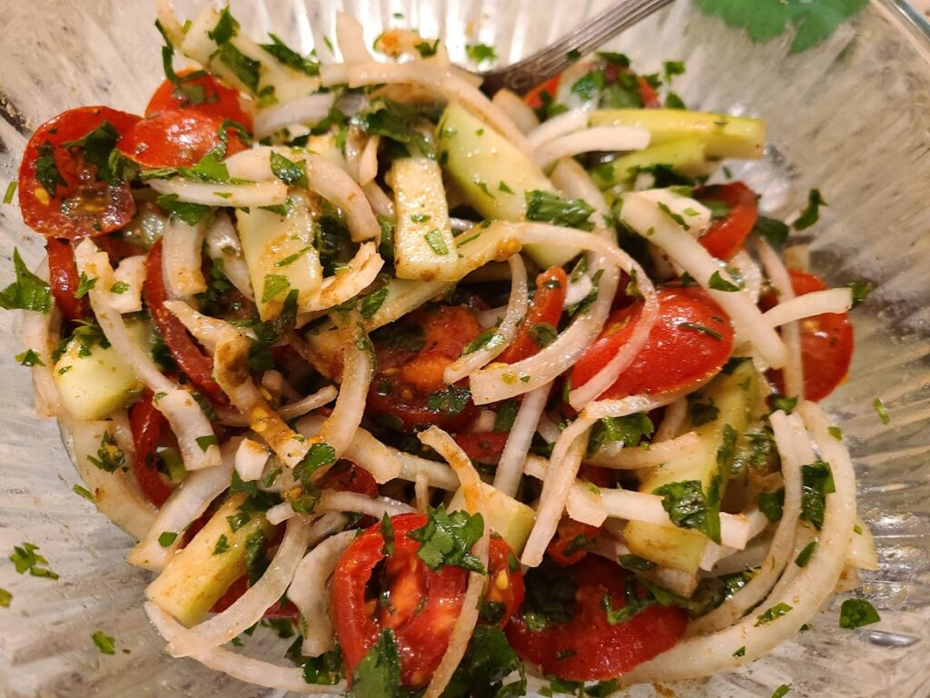 Gabonese Cucumber and Tomato Salad – Gabon – Cooking With Alisa