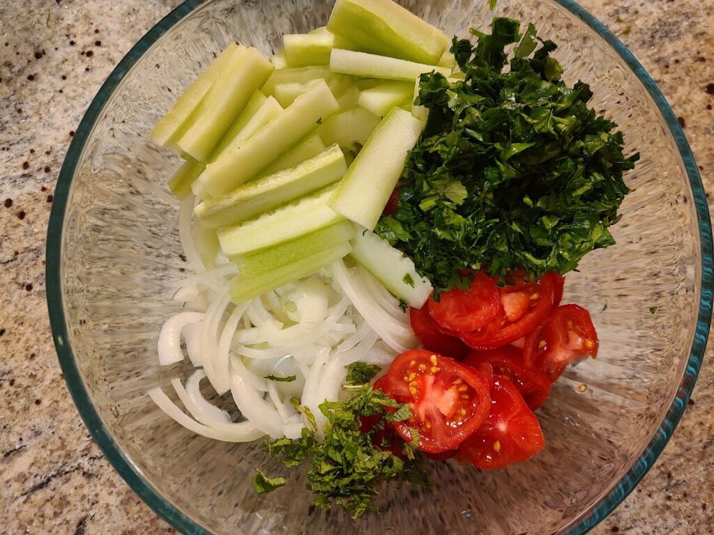 Gabonese Cucumber and Tomato Salad – Gabon – Cooking With Alisa