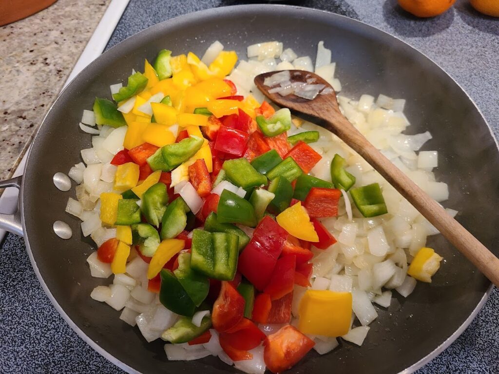Chakshuka (Eggs simmered in peppers & tomatoes) – Israel – Cooking With ...