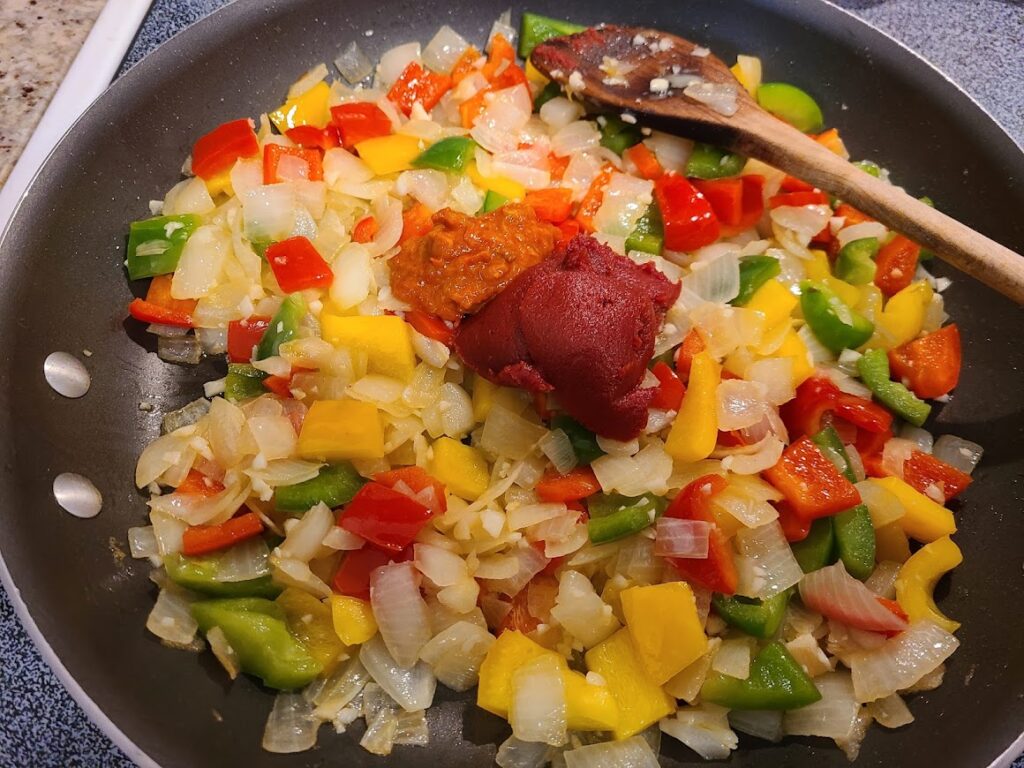 Chakshuka (Eggs simmered in peppers & tomatoes) – Israel – Cooking With ...