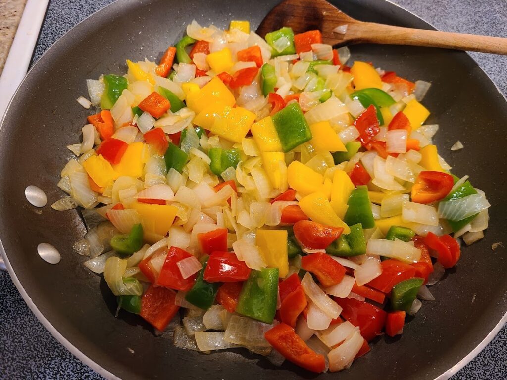 Chakshuka (Eggs simmered in peppers & tomatoes) – Israel – Cooking With ...